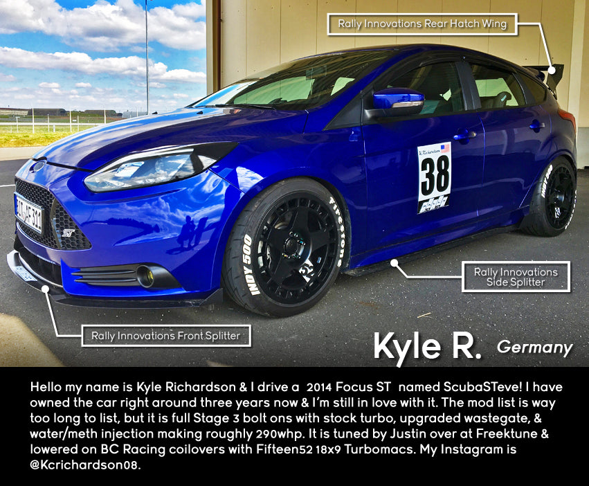 SEPTEMBER 2017 - KYLE R. // "TRACK STAR" – Rally Innovations