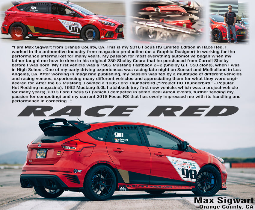 September 2019 - Max S. // "Race Red" – Rally Innovations