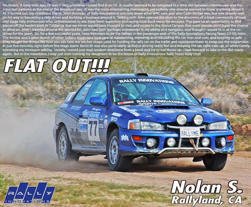 October 2020 - Nolan S. // Flat Out!!! – Rally Innovations