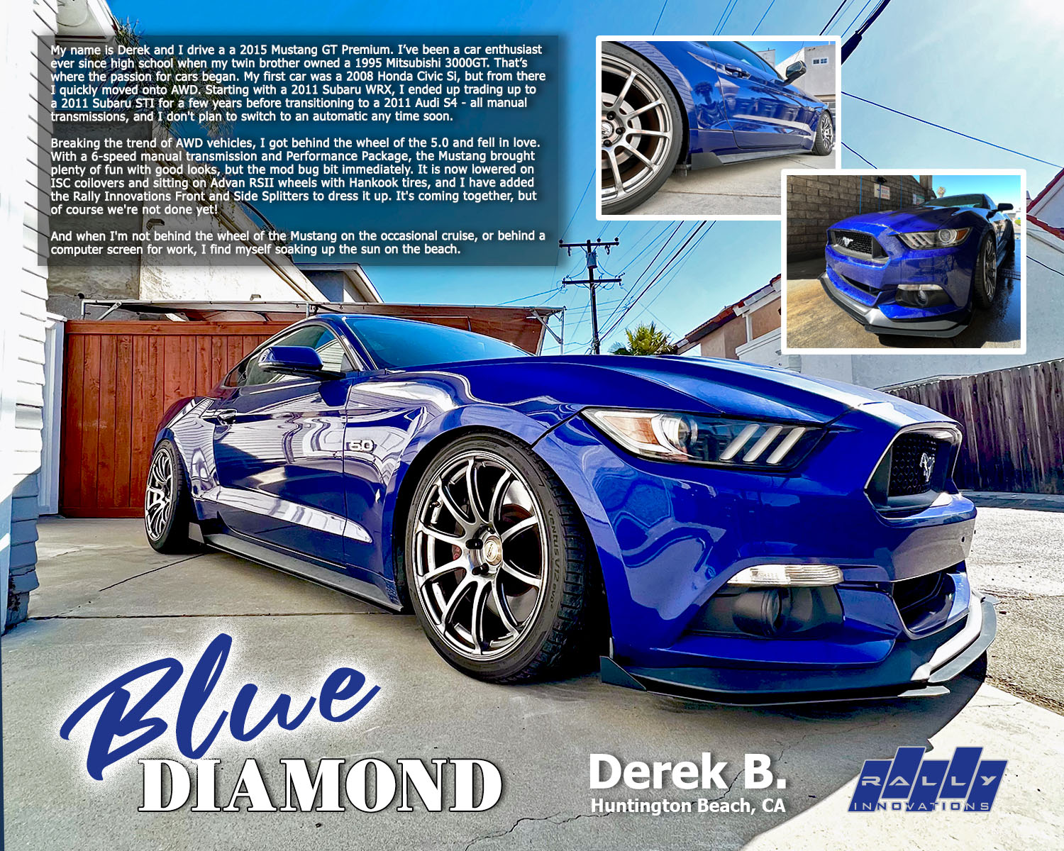November 2022 - Derek B. // Blue Diamond – Rally Innovations