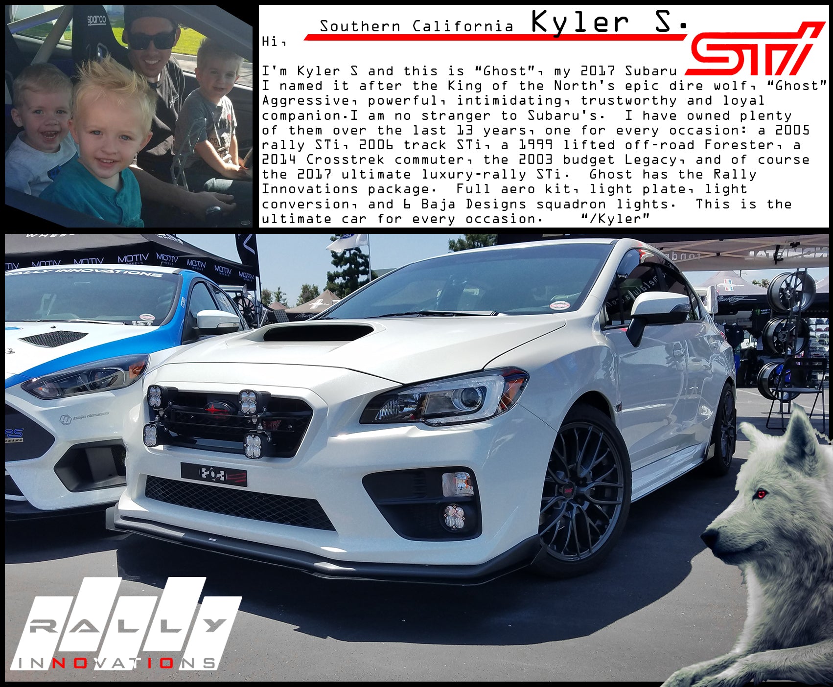 March 2019 - Kyler S. // "Dire Wolf" – Rally Innovations