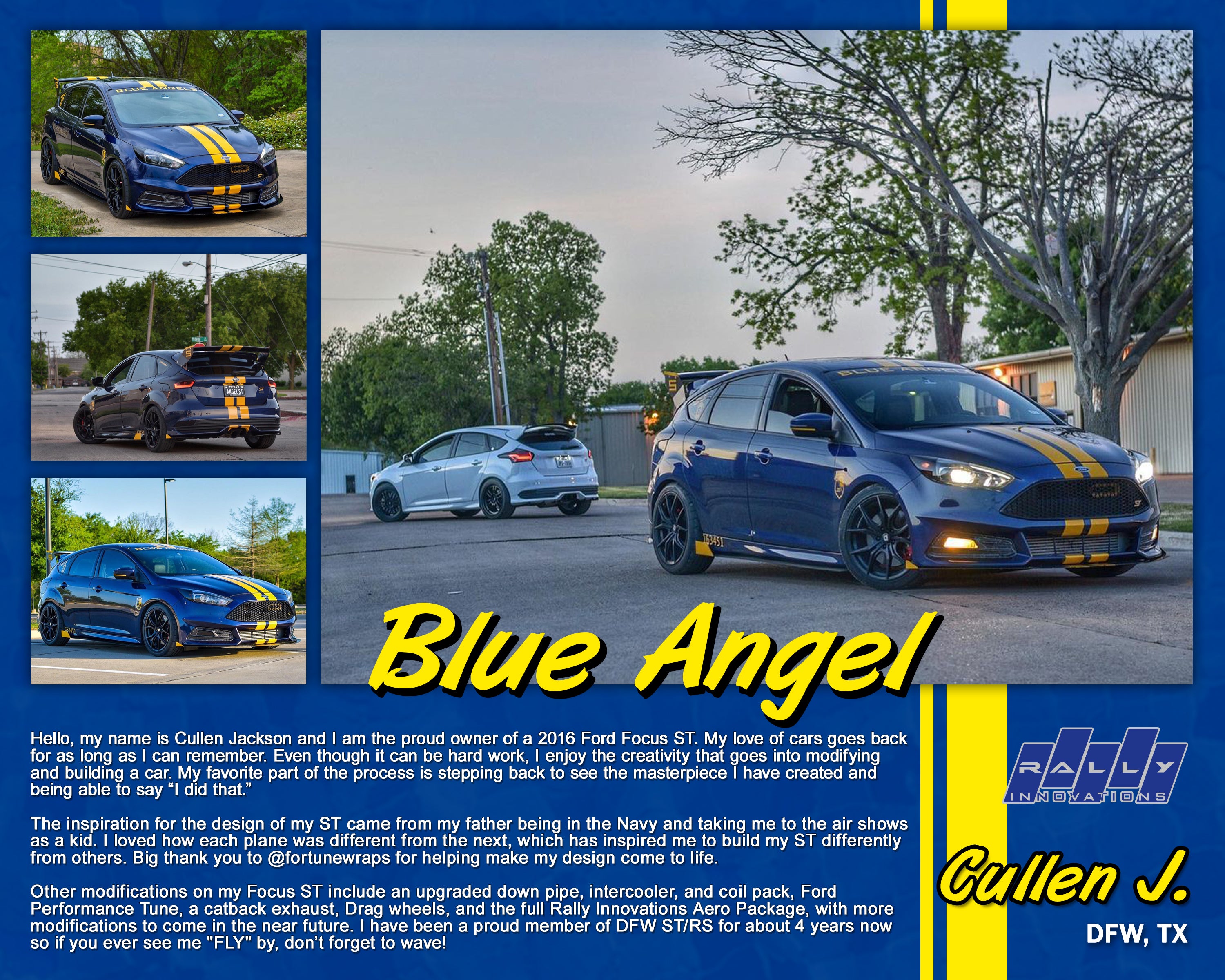 August 2021 - Cullen J. // Blue Angel – Rally Innovations