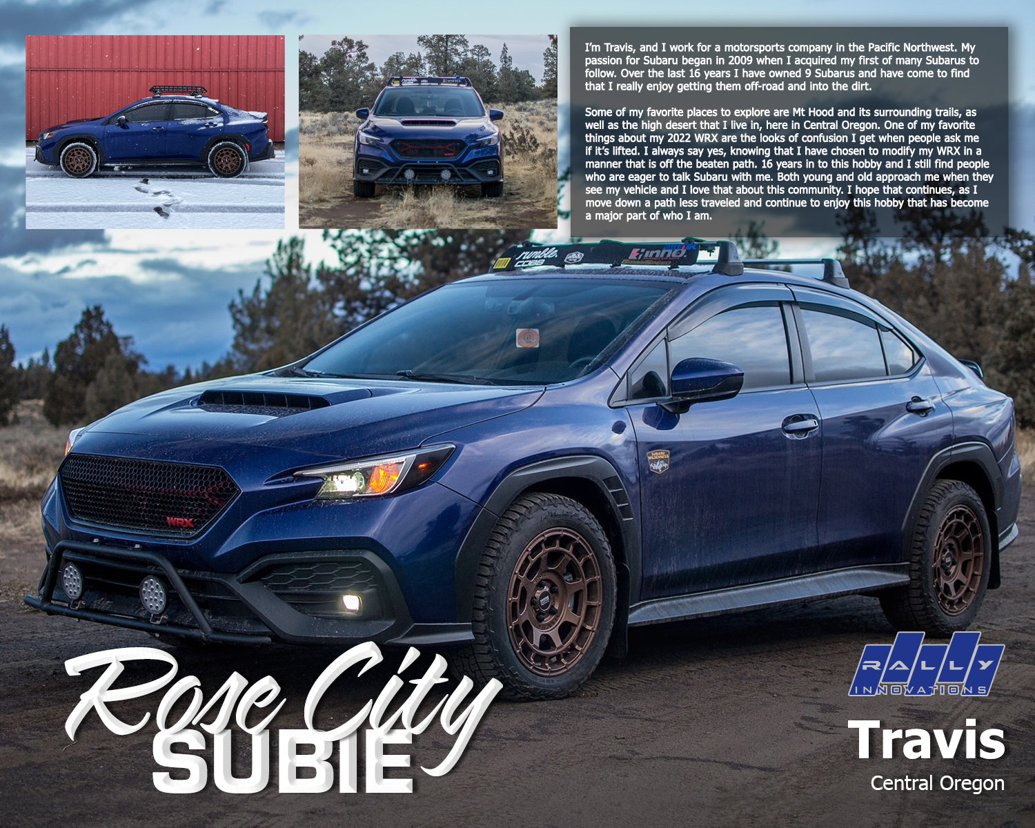 May 2025 - Travis // Rose City Subie – Rally Innovations