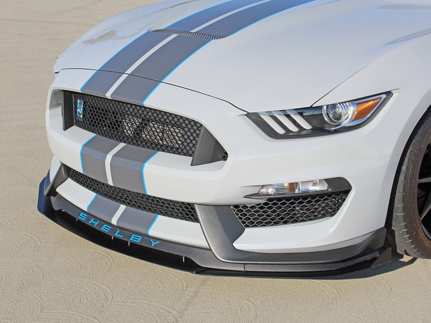 2016-2020 Ford Shelby GT350 3-Piece Front Splitter [FO-P8J-FSP-01 ...